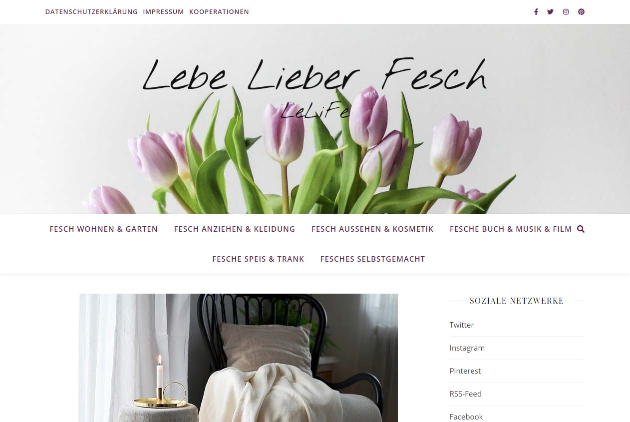Lebe Lieber Fesch - LeLiFe - Die Fesche Art Des Lebens